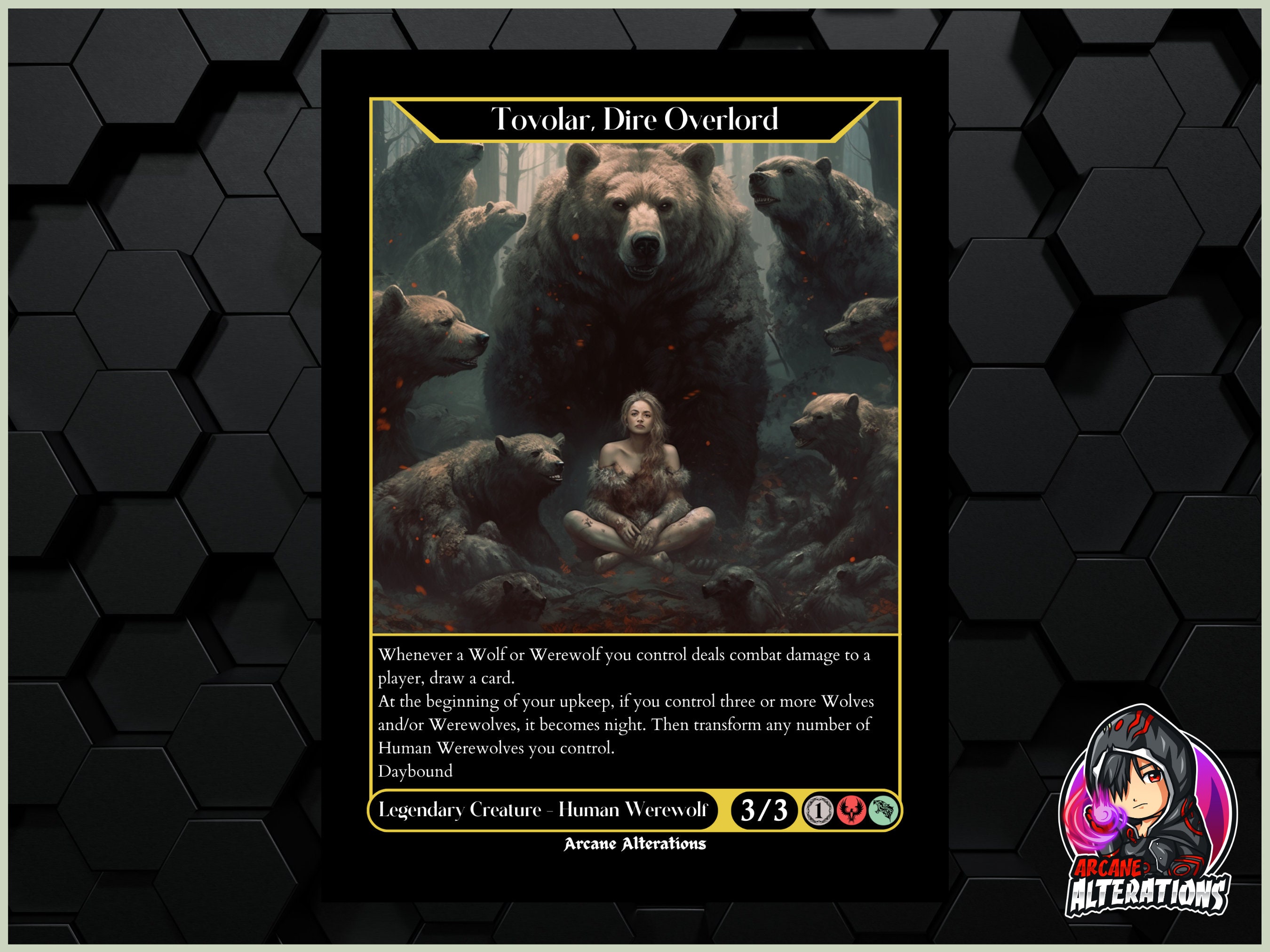 Tovolar, Dire Overlord Full Art Custom Card - Etsy