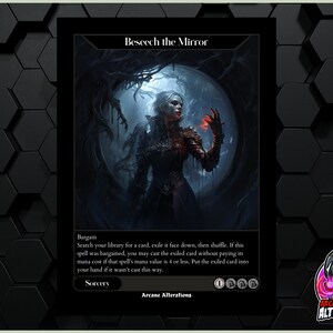 Beseech the Mirror Full Art Custom Card - Etsy