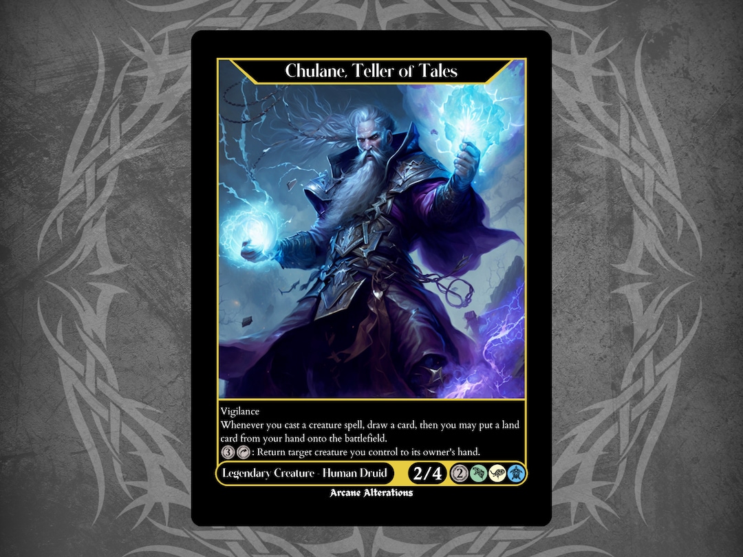 Chulane, Teller of Tales - Full Art Custom Card - Etsy