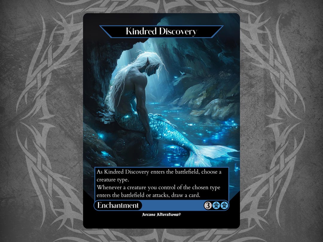 Kindred Discovery - Proxy Full Art Custom Card - Etsy
