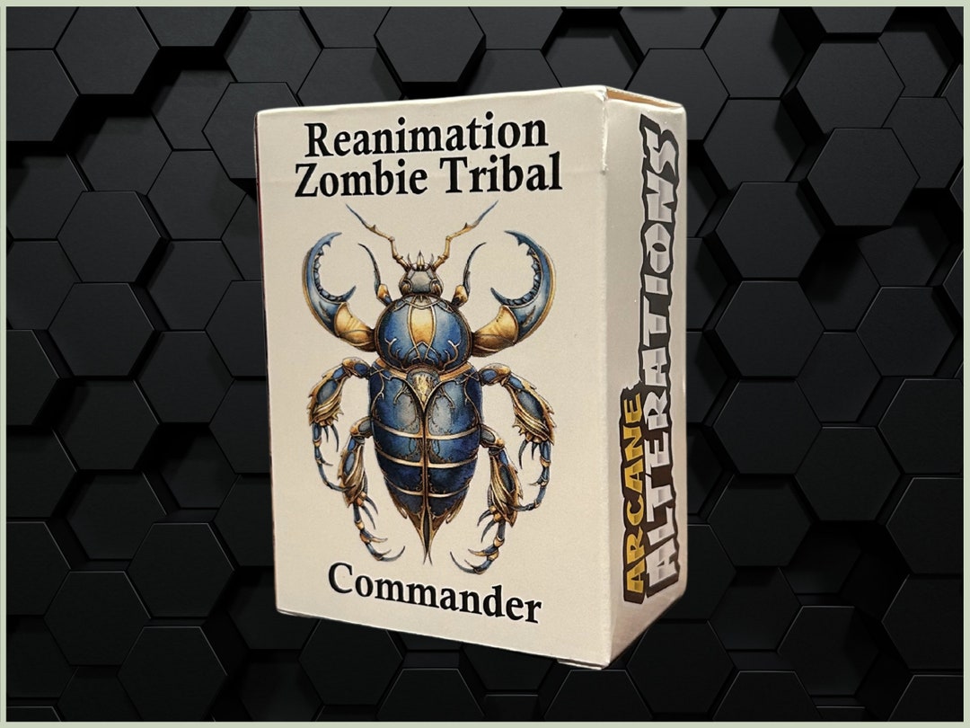 The Scarab God Zombie Tribal Reanimation Commander Deck Fully ...