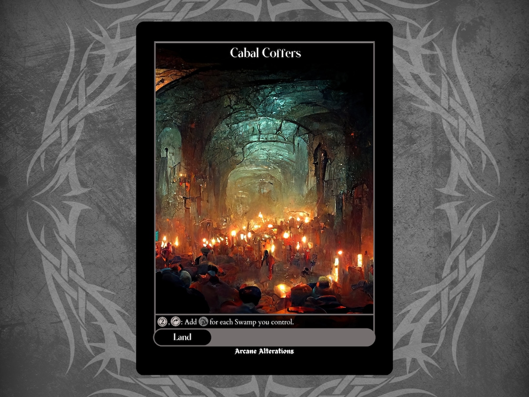 Cabal Coffers Full Art Custom Card - Etsy