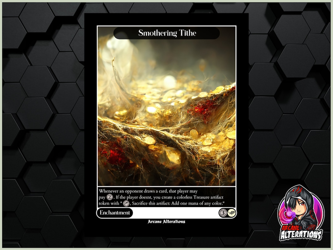 Smothering Tithe Full Art Custom Card - Etsy