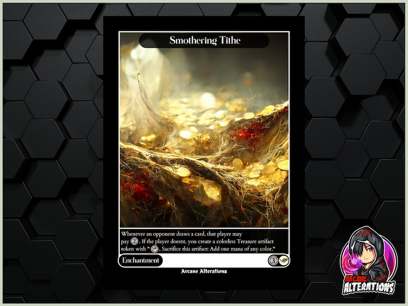 Smothering Tithe Full Art Custom Card - Etsy