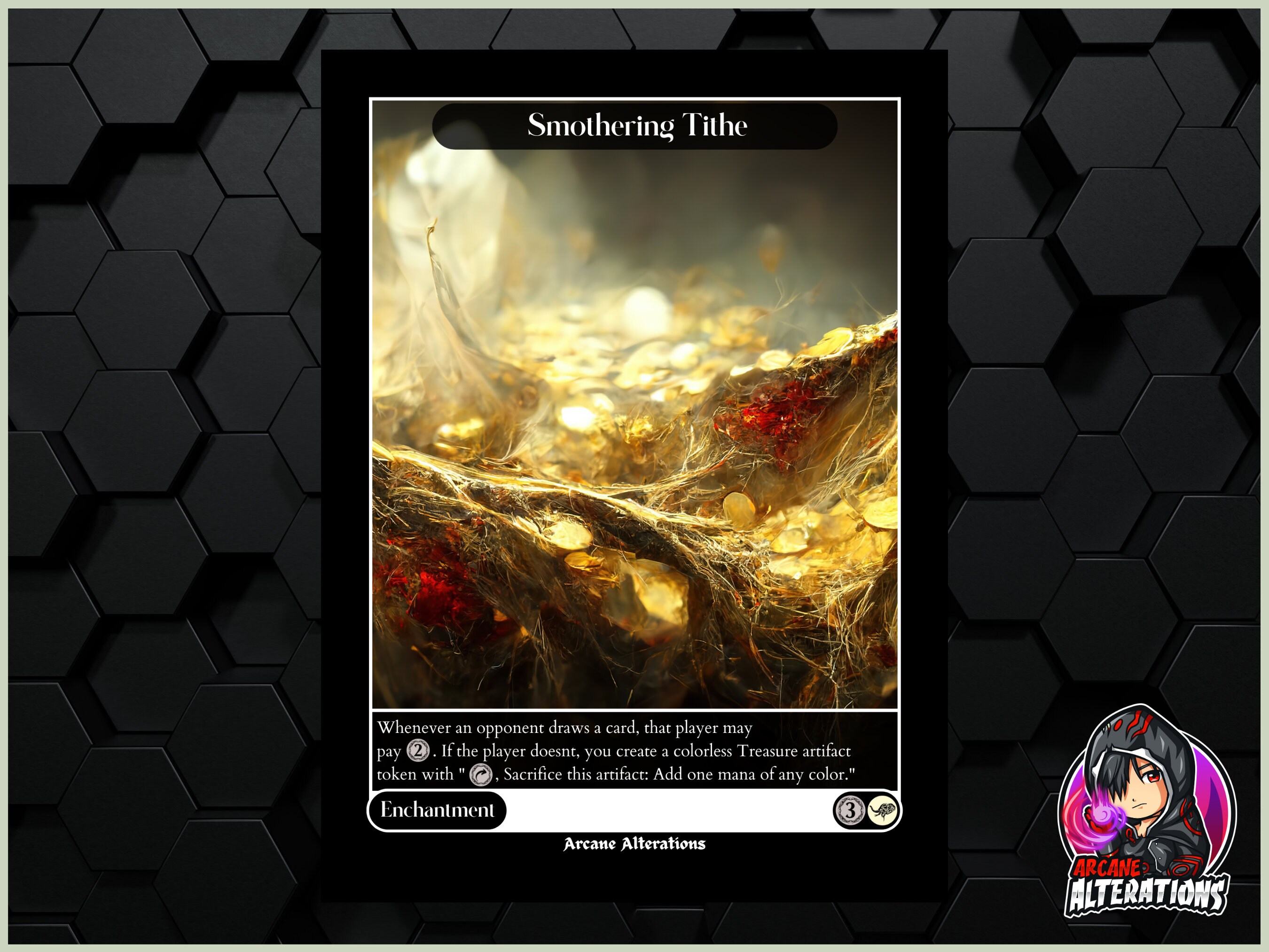 Smothering Tithe Full Art Custom Card - Etsy