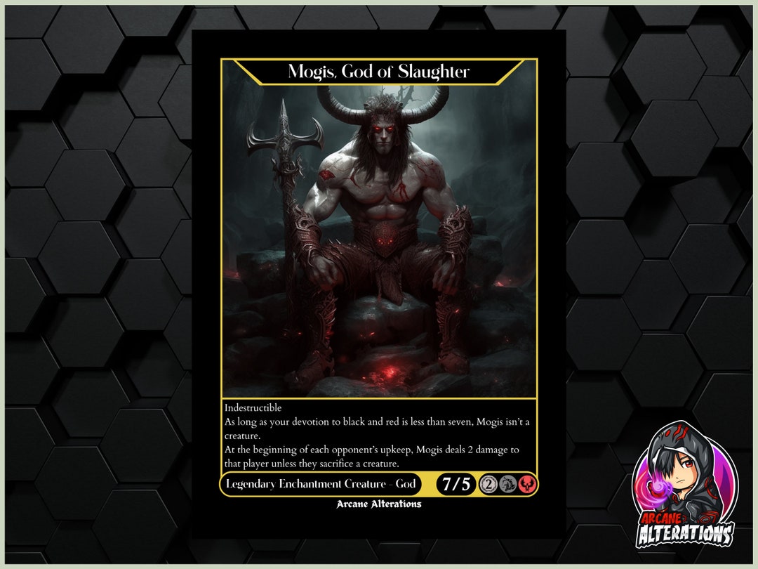 Mogis, God of Slaughter Full Art Custom Card - Etsy