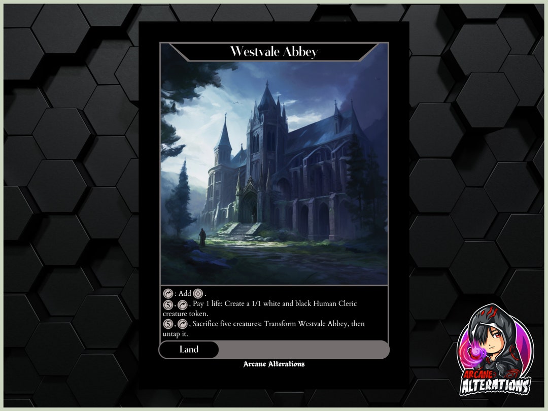 Westvale Abbey - Full Art Custom Card - Etsy