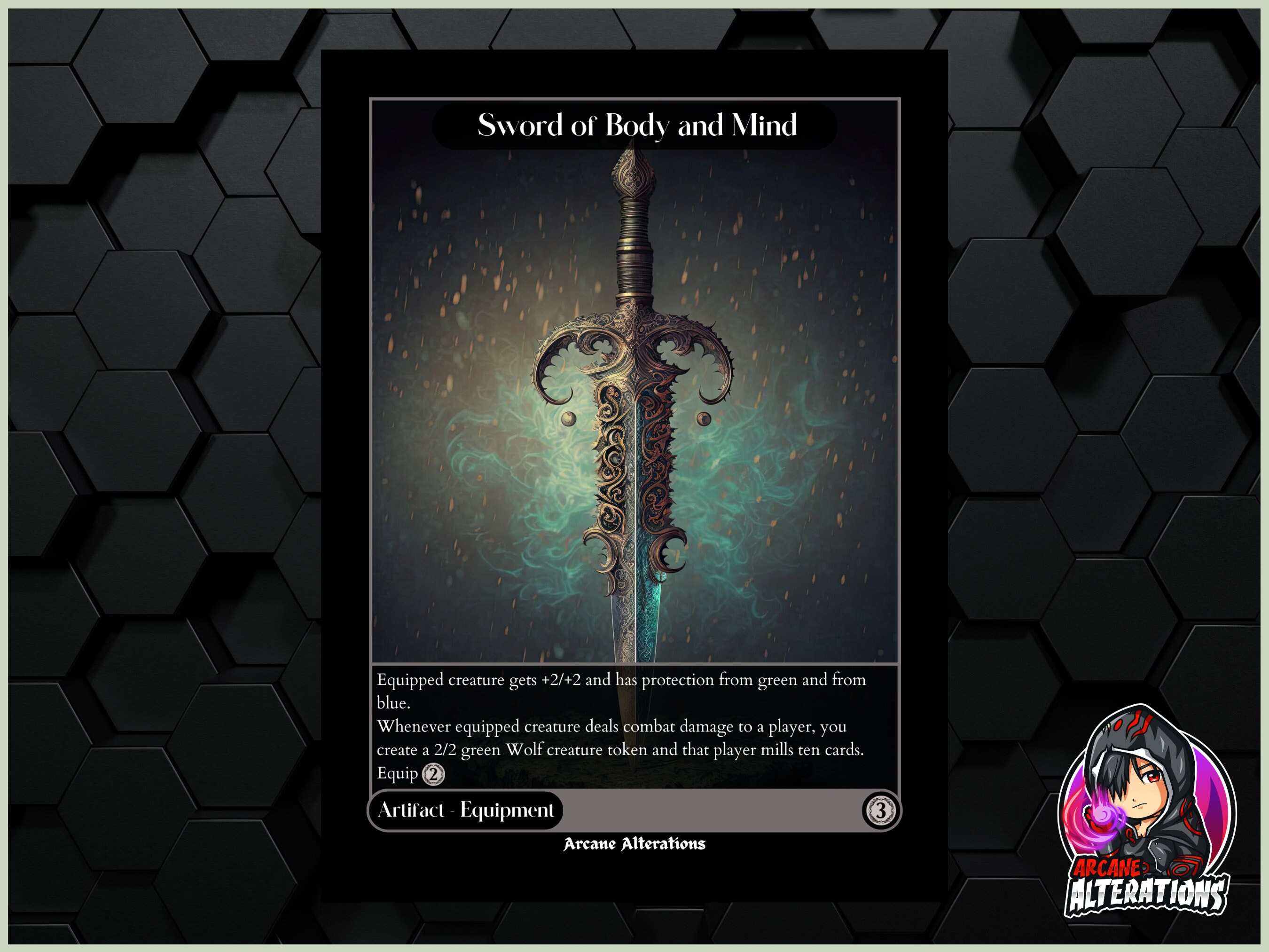 Sword of Body and Mind Full Art Custom Card - Etsy