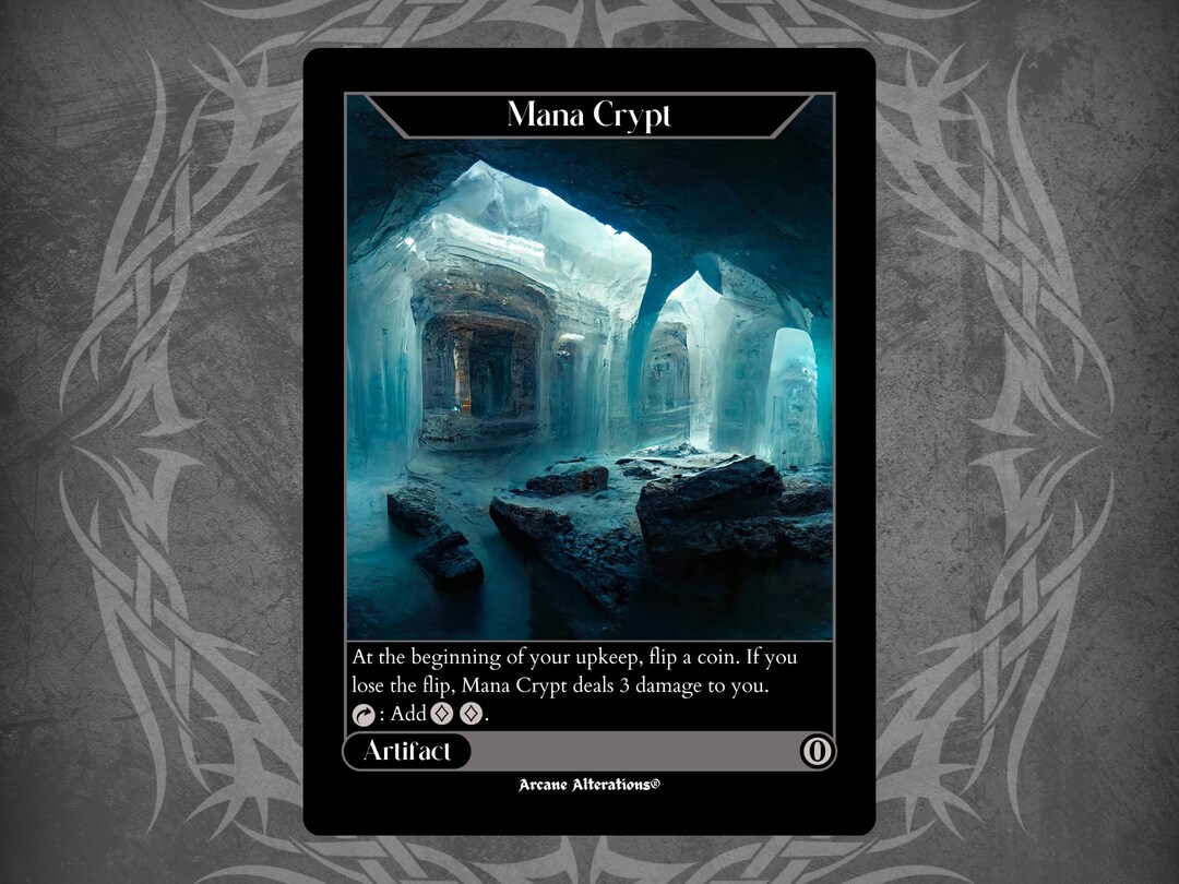 Mana Crypt - Full Art Custom Card - Etsy