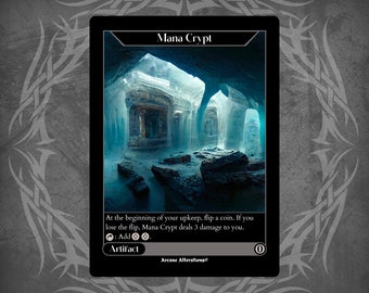 Mana Crypt custom Card Alternate Art - Etsy