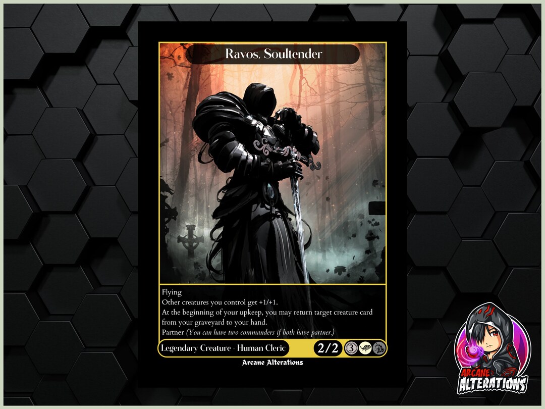 Ravos, Soultender - Full Art Custom Card - Etsy