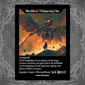 Sheoldred, Whispering One - Full Art Custom Card - Etsy