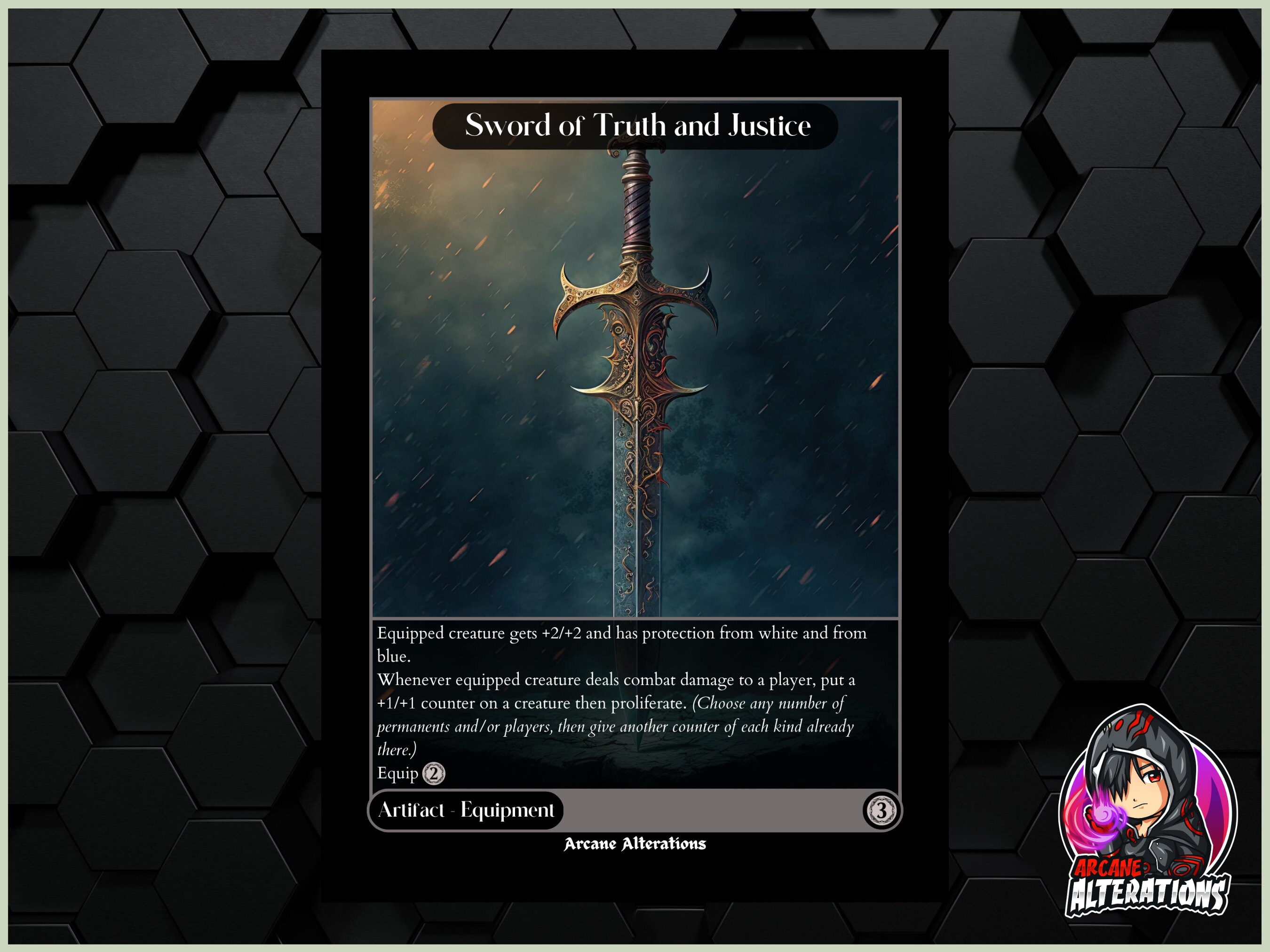 Sword of Truth and Justice Full Art Custom Card - Etsy