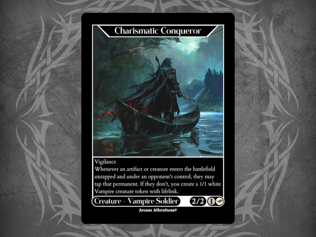 Charismatic Conqueror - Full Art Custom Card - Etsy