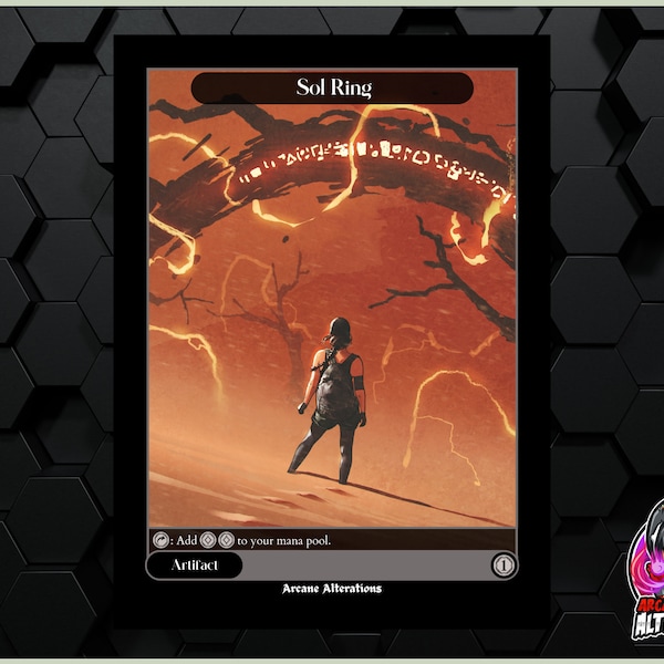 Sol Ring Full Art Mtg - Etsy