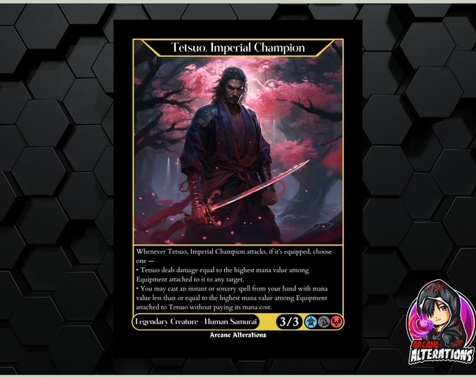 MTG Commander Deck EDH Deck Tetsuo, Imperial Champion 100 Magic Cards ...