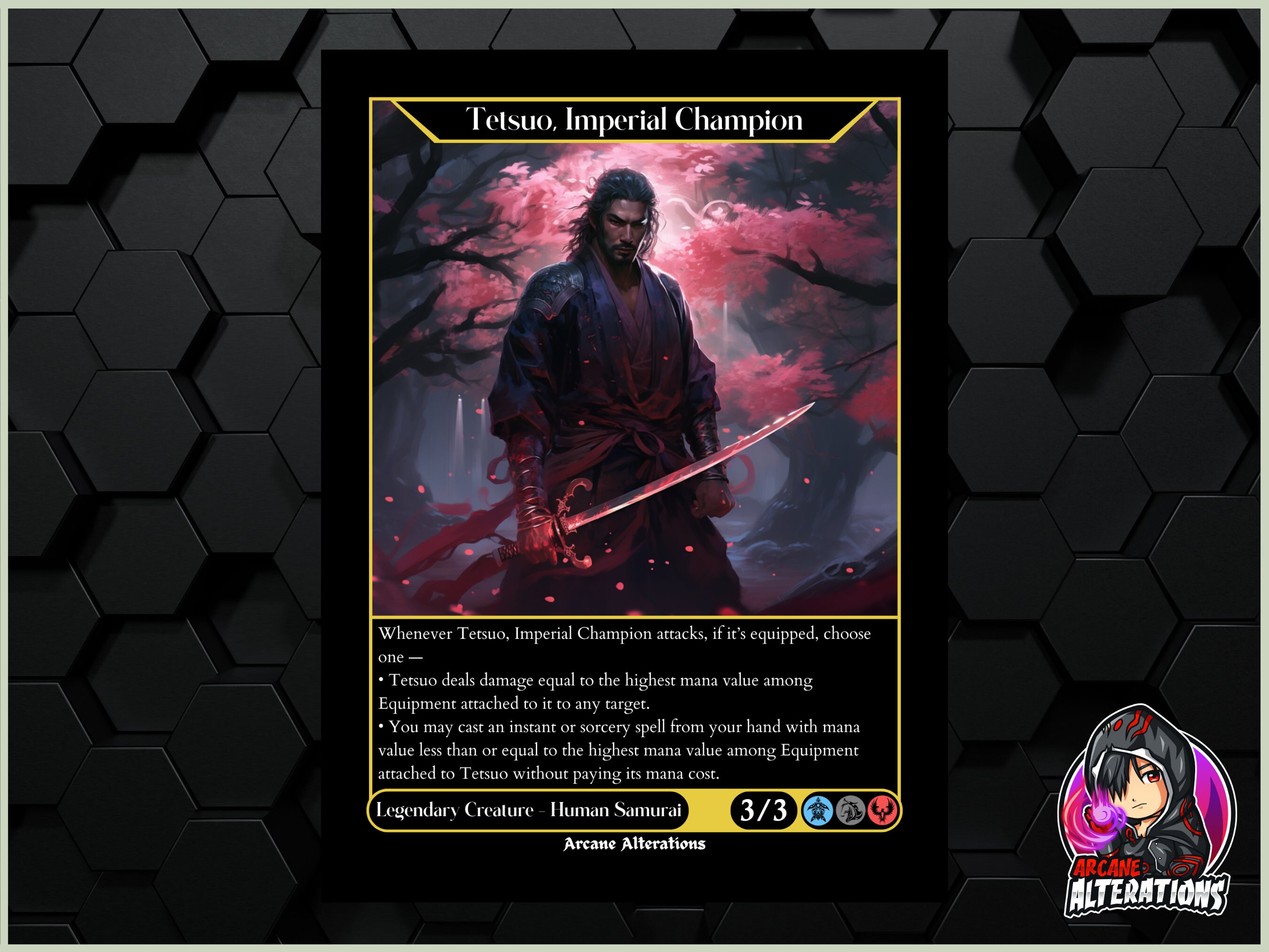 Tetsuo Imperial Champion Full Art Custom Card - Etsy