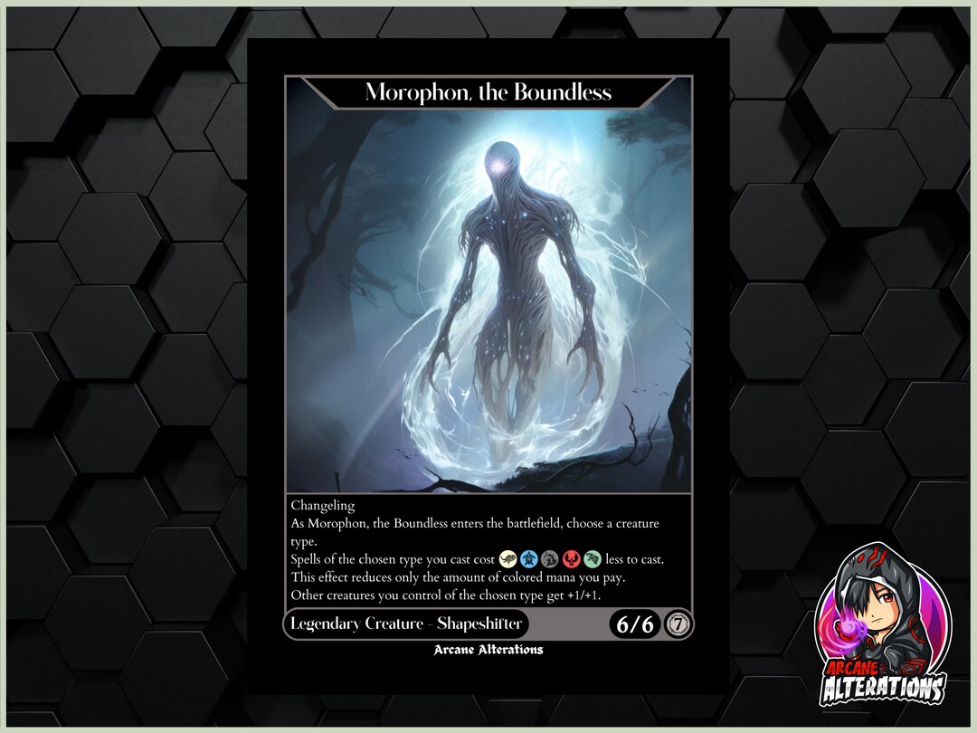 Morophon the Boundless Full Art Custom Card - Etsy