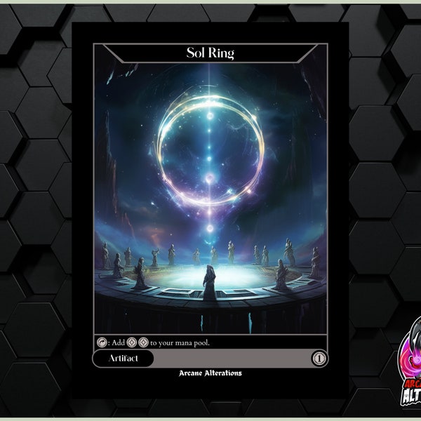 Sol Ring Full Art Mtg - Etsy
