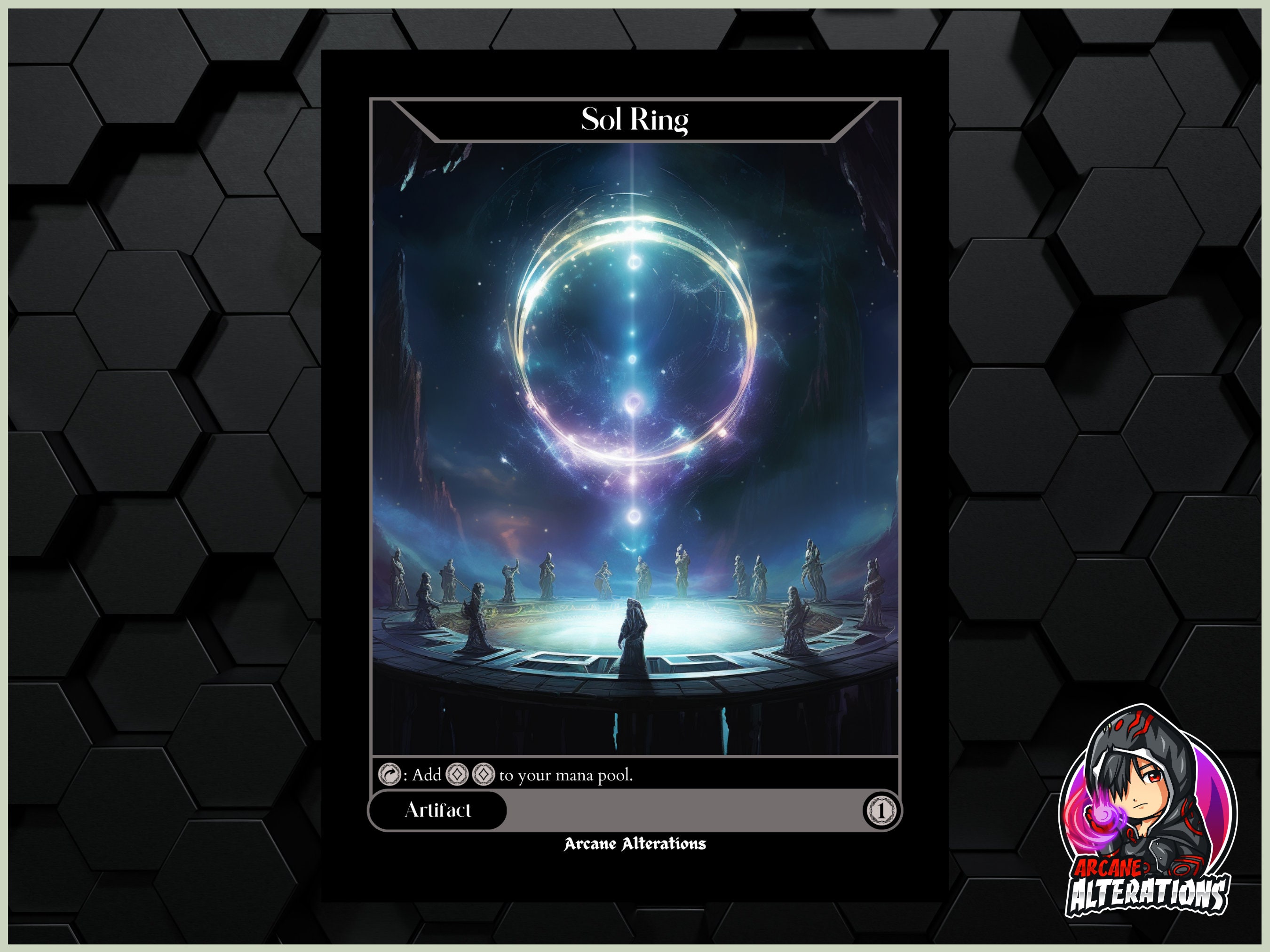 Sol Ring Full Art Custom Card - Etsy