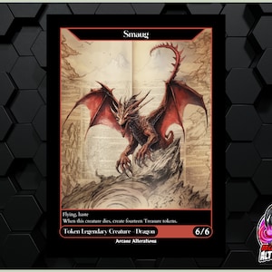 Smaug Token - Full Art Custom Card - Etsy