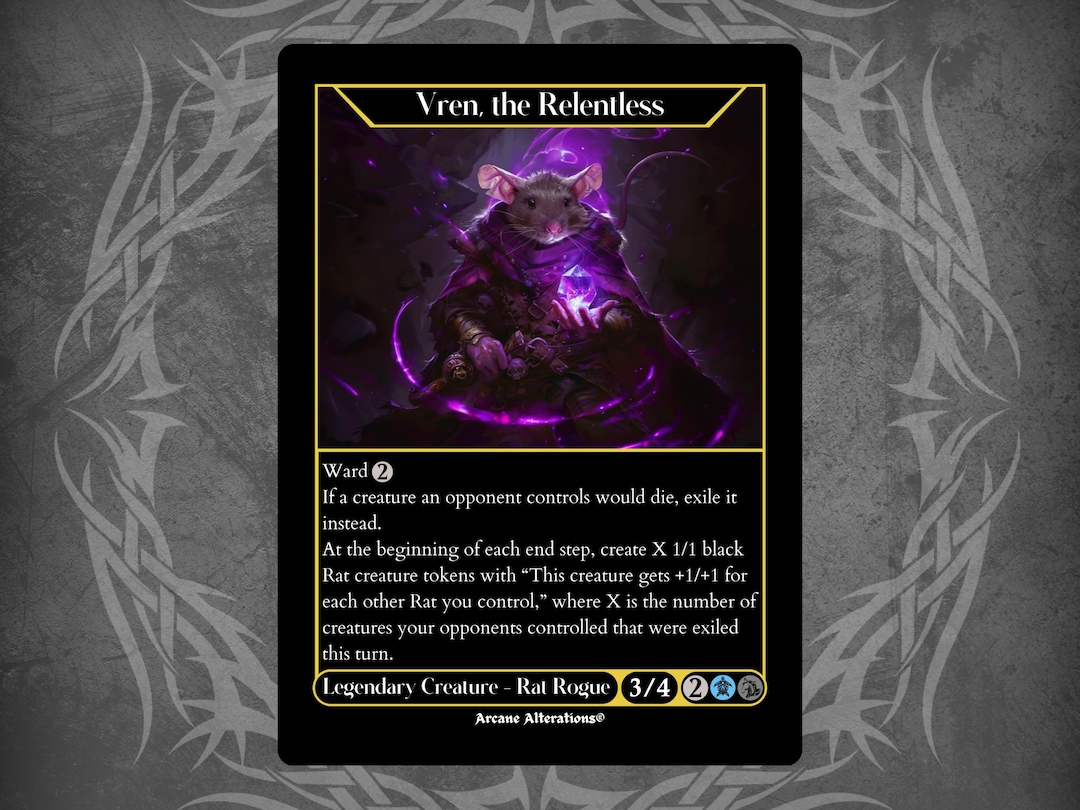 Vren, the Relentless - Full Art Custom Card - Etsy