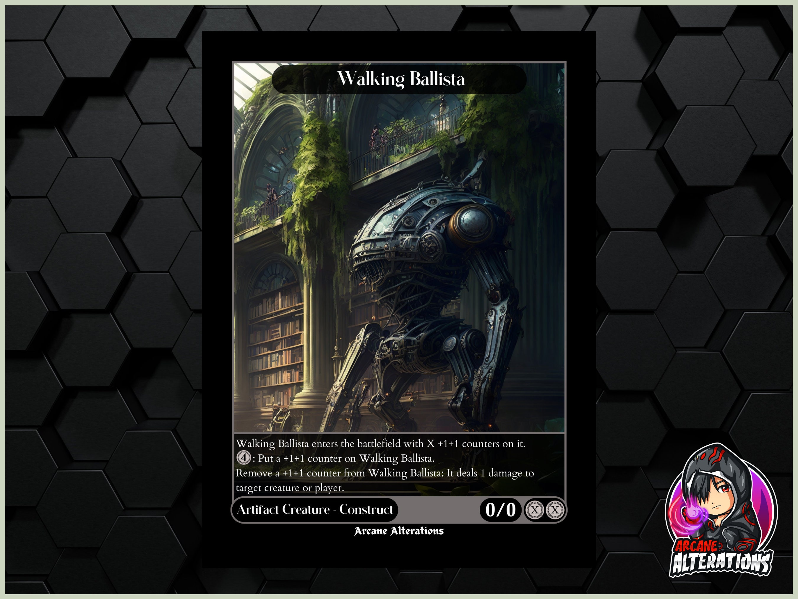 Walking Ballista Full Art Custom Card - Etsy