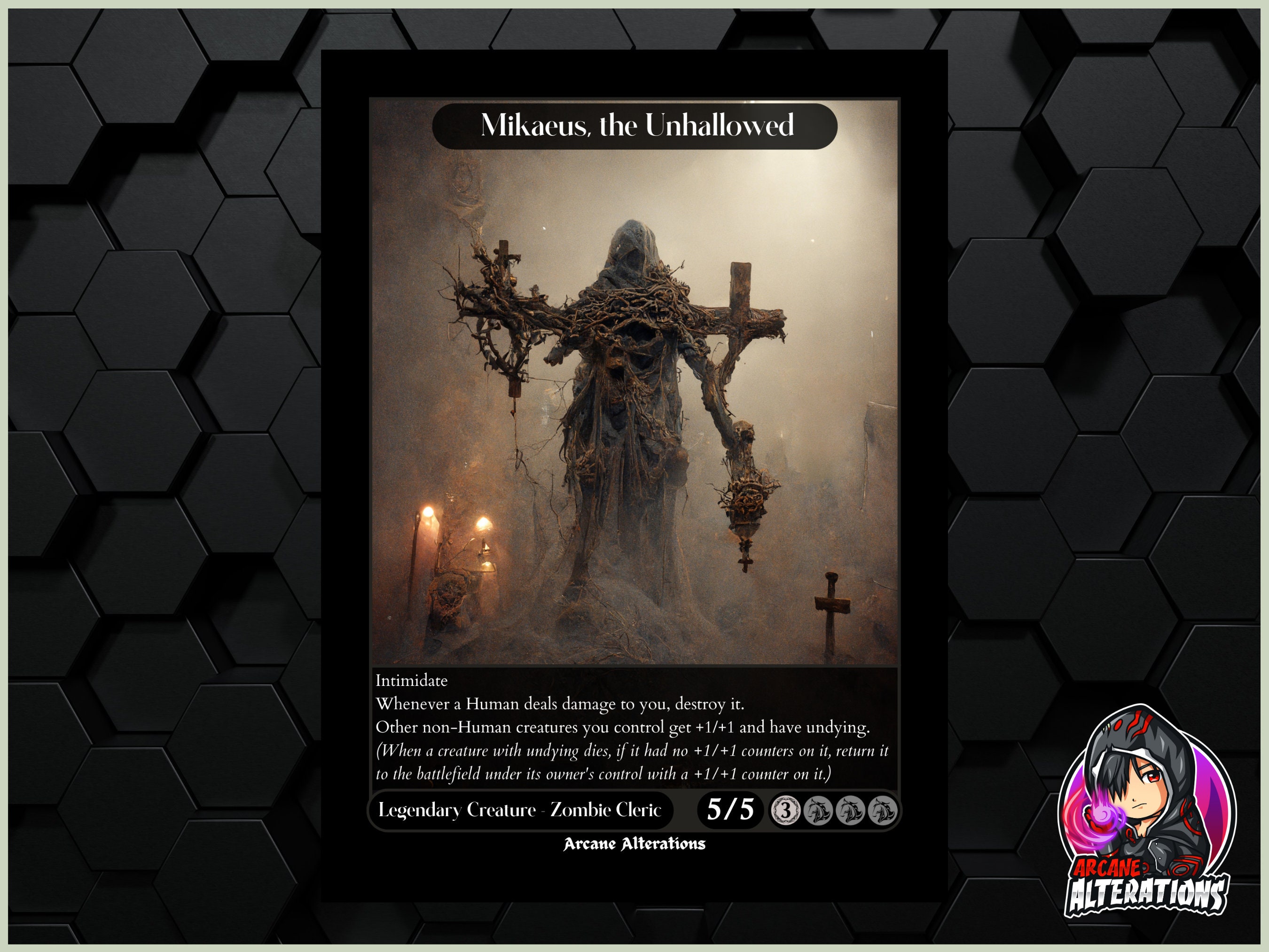 Mikaeus, the Unhallowed Full Art Custom Card - Etsy