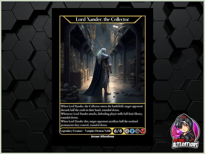 Lord Xander, the Collector Full Art Custom Card - Etsy