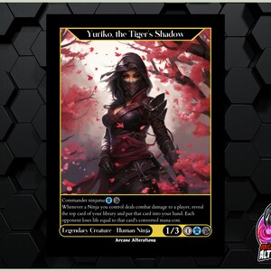 Yuriko, the Tiger's Shadow Full Art Custom Card - Etsy