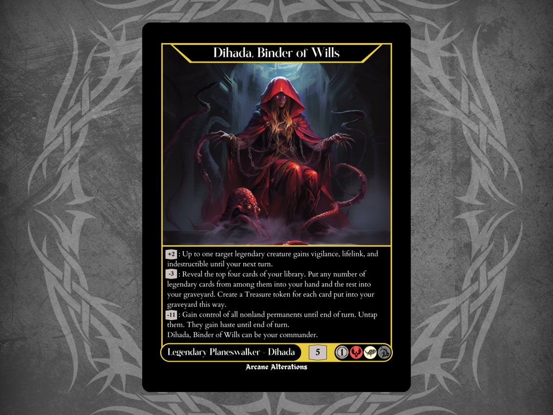 Dihada, Binder of Wills - Full Art Custom Card - Etsy