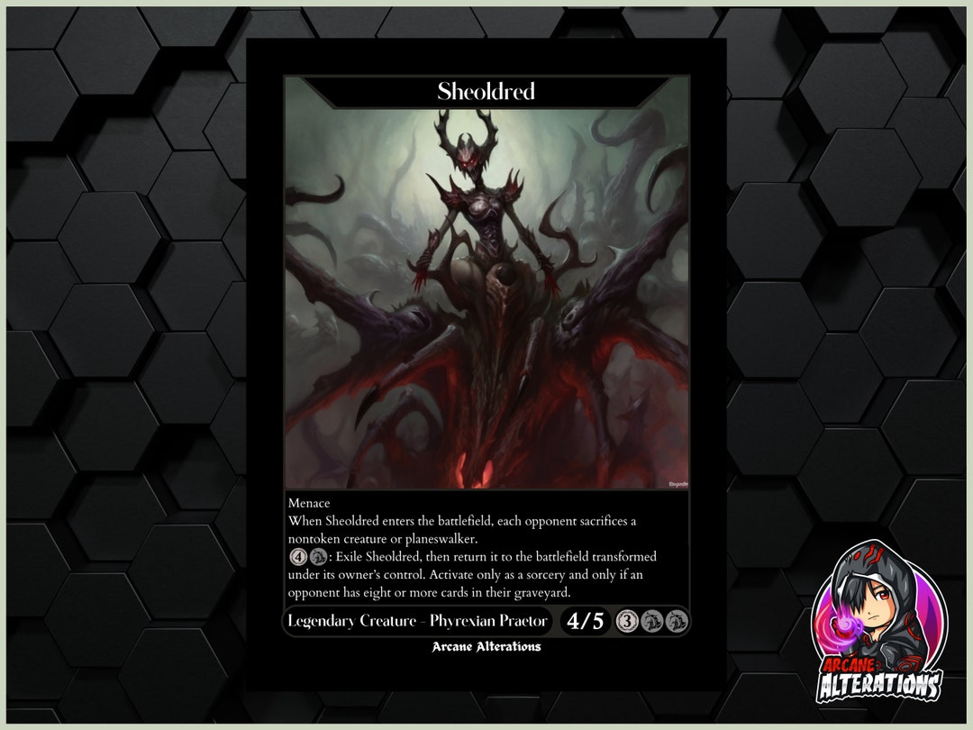 Sheoldred Full Art Custom Card - Etsy