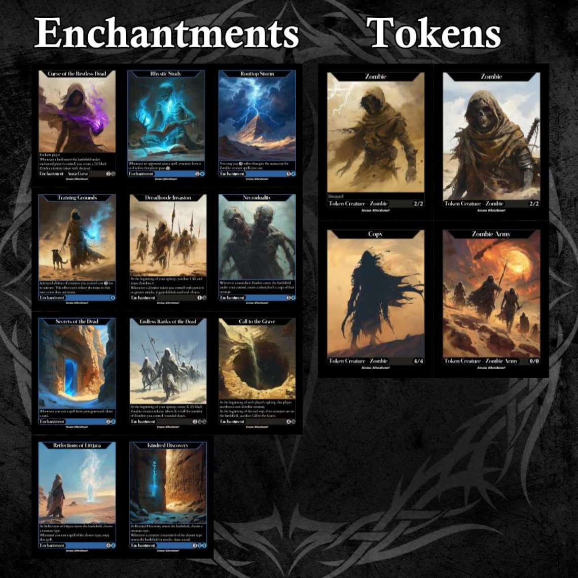 The Scarab God Zombie Tribal Reanimation Commander Deck Fully ...