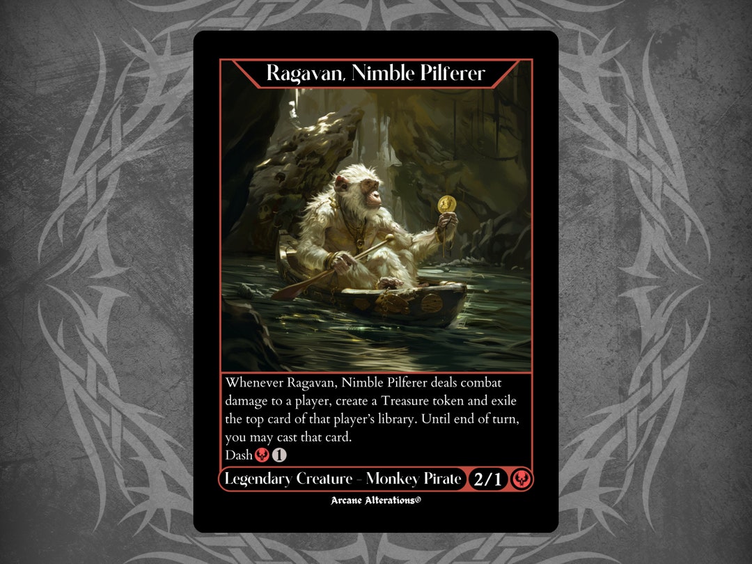 Ragavan, Nimble Pilferer - Full Art Custom Card - Etsy