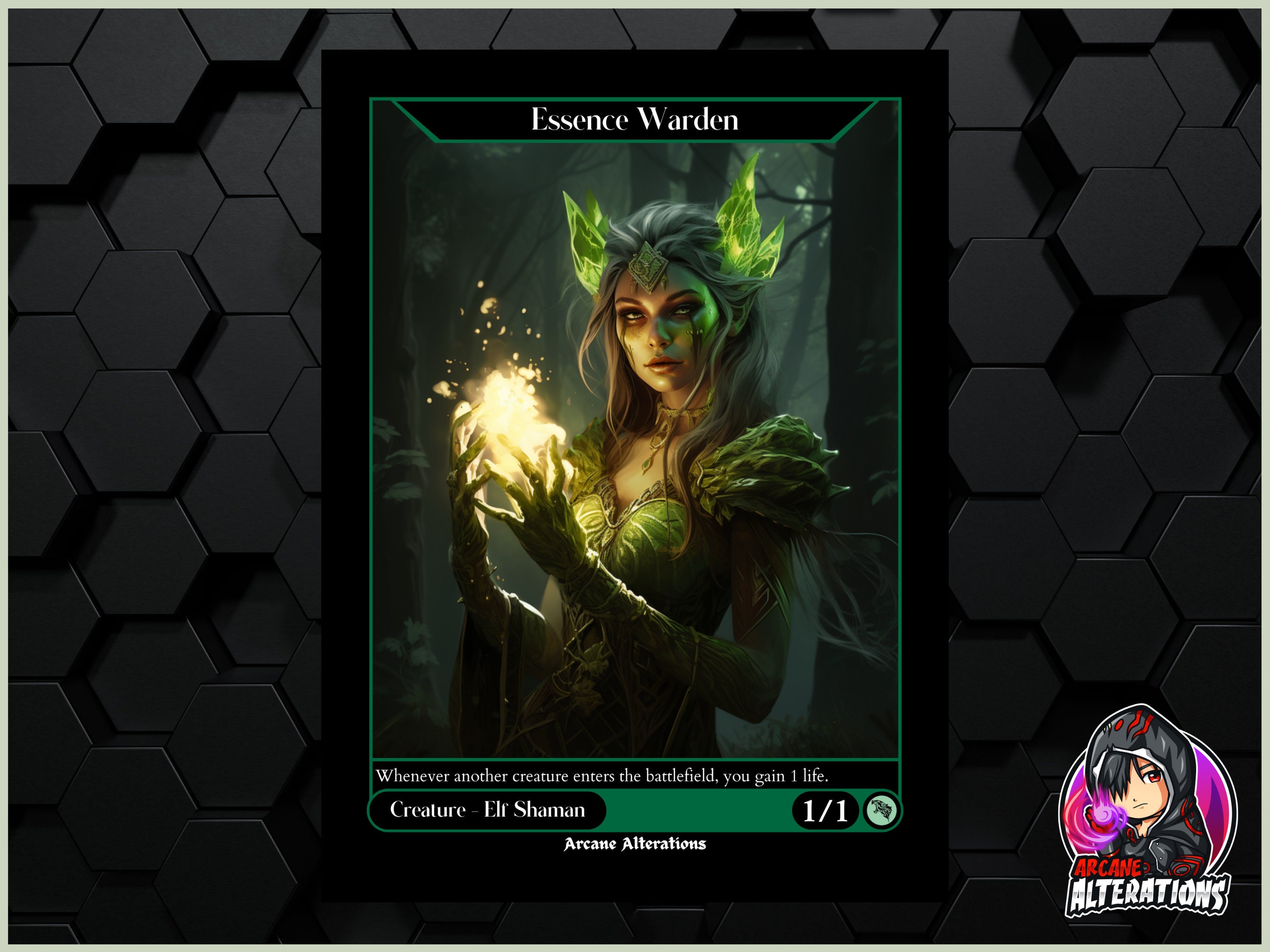 Essence Warden Full Art Custom Card - Etsy