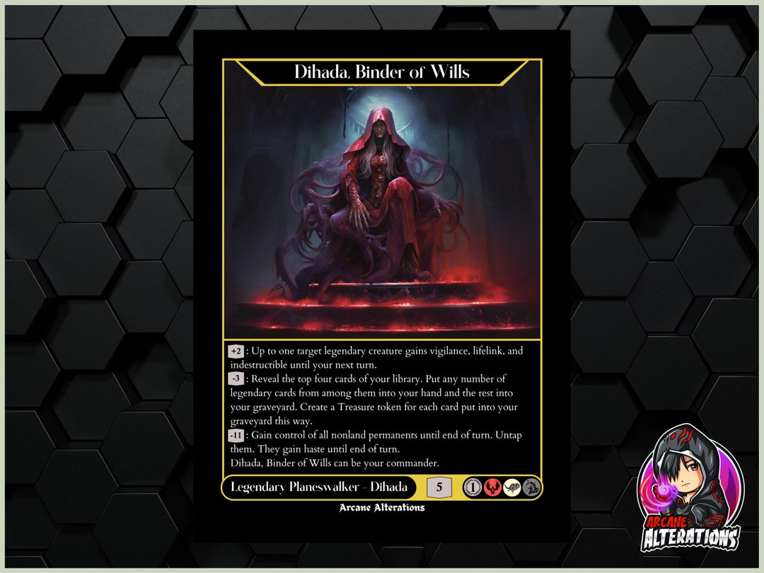 Dihada, Binder of Wills Full Art Custom Card - Etsy