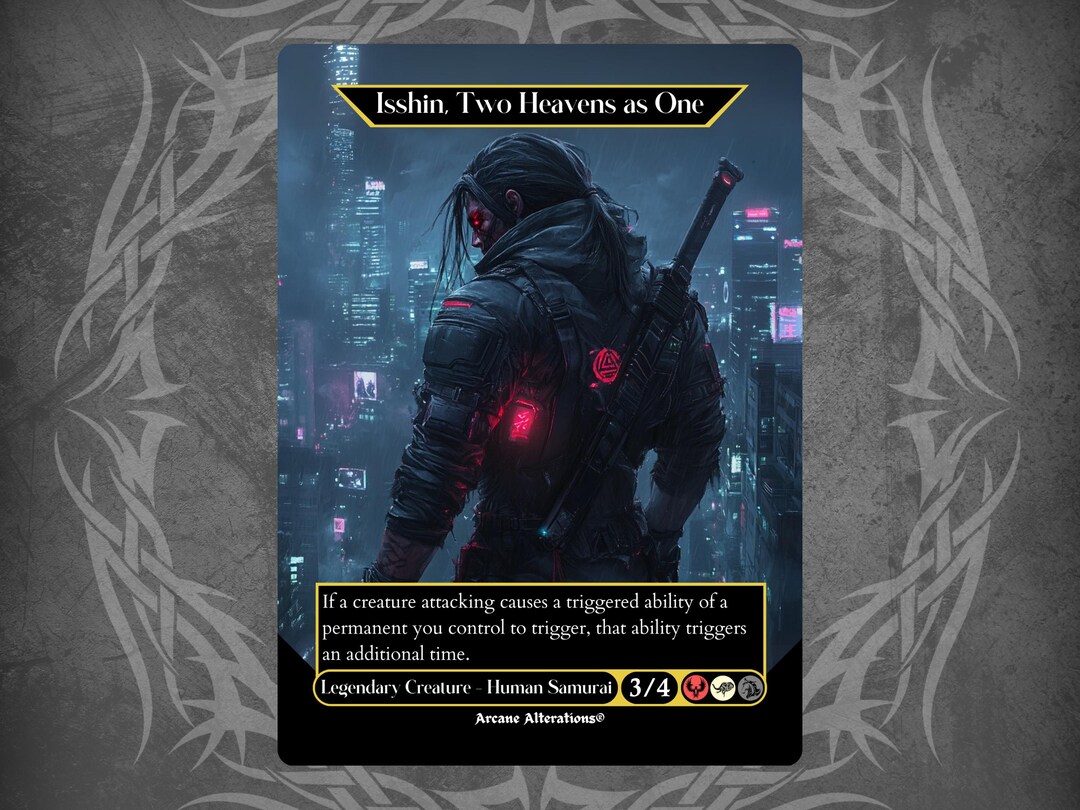Isshin, Two Heavens as One - Proxy Full Art Custom Card - Etsy
