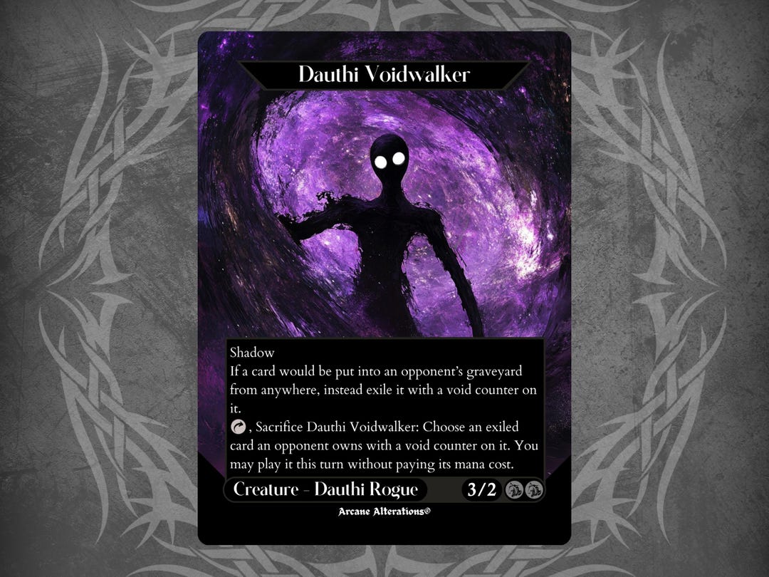Dauthi Voidwalker - Proxy Full Art Custom Card - Etsy