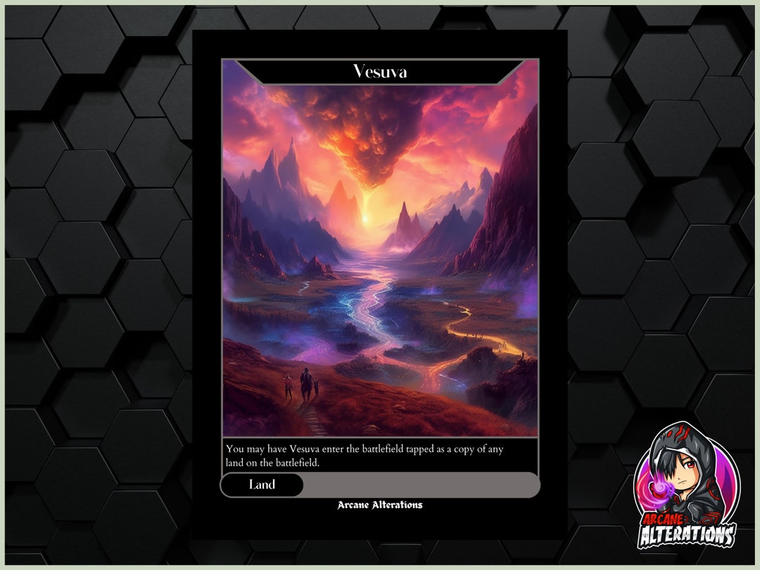 Vesuva - Full Art Custom Card - Etsy