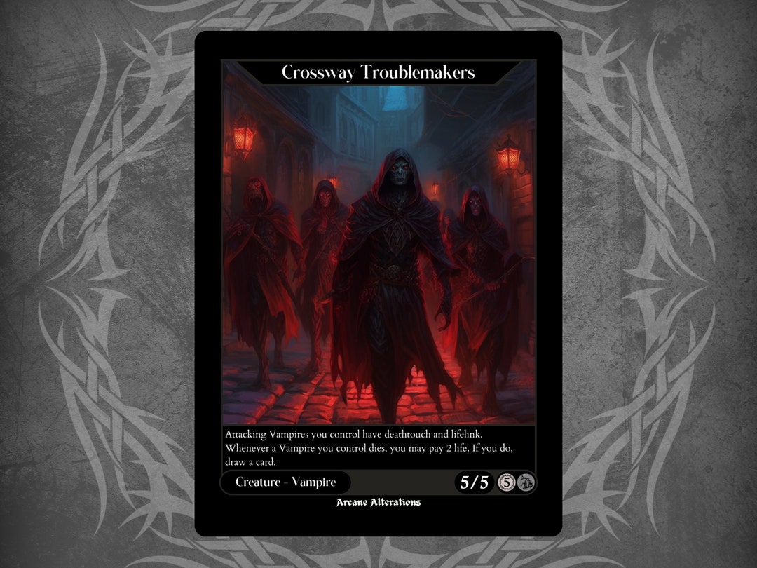 Crossway Troublemakers - Full Art Custom Card - Etsy