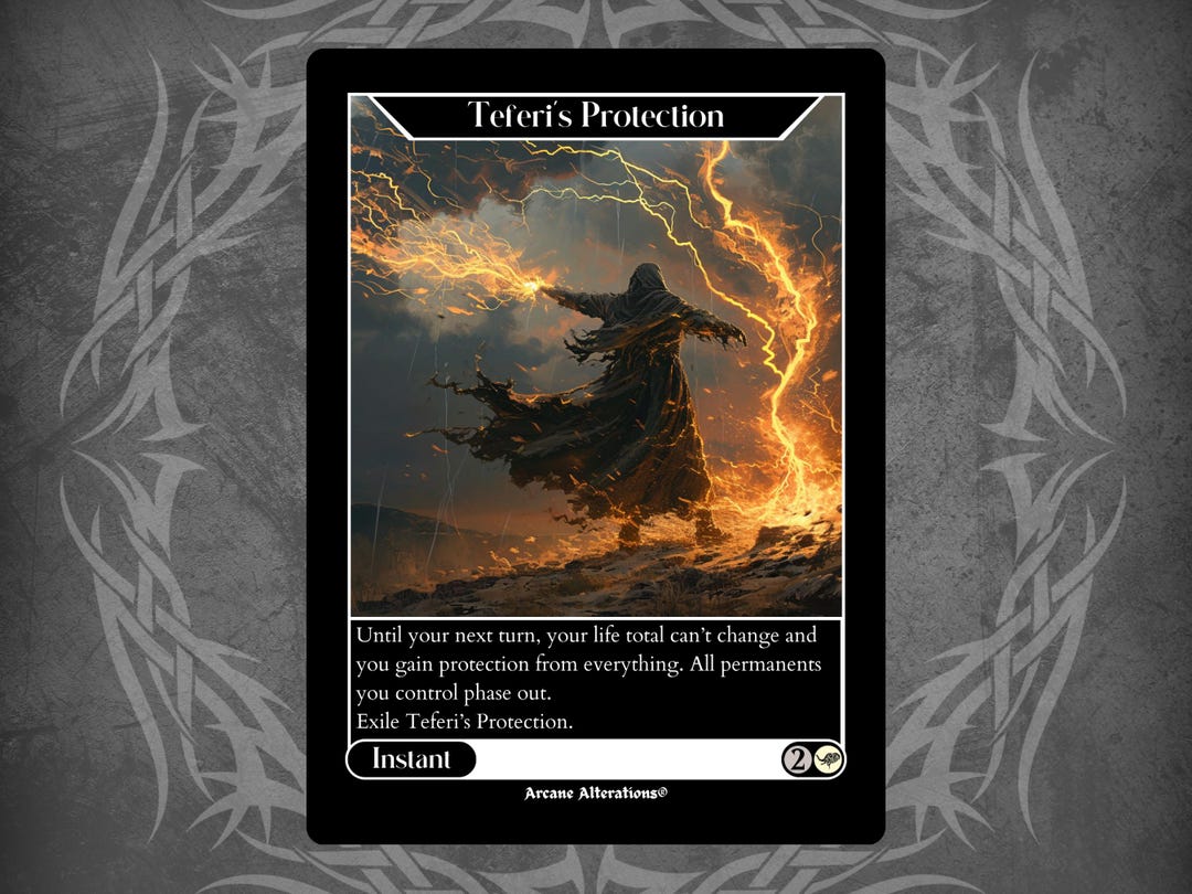 Teferi's Protection - Full Art Custom Card - Etsy