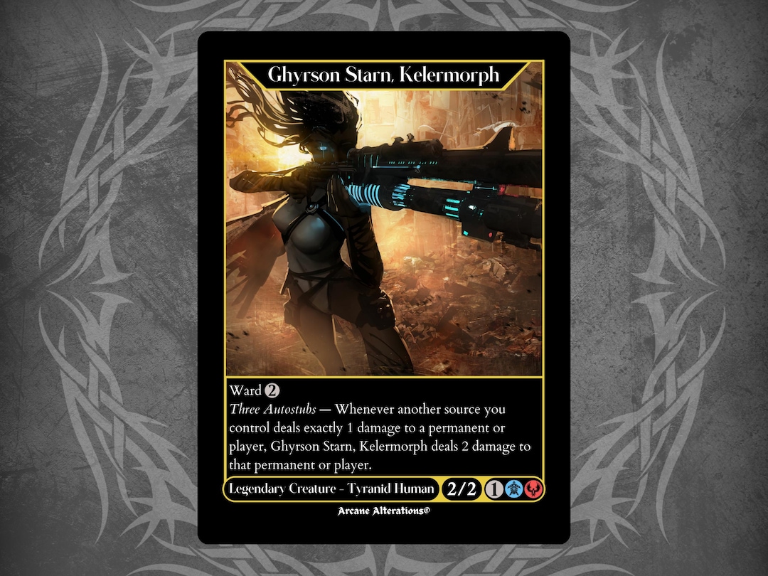 Ghyrson Starn, Kelemorph - Full Art Custom Card - Etsy