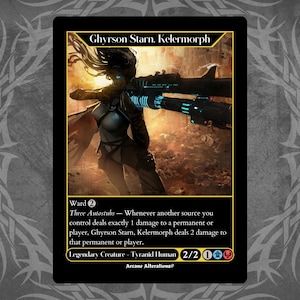 Ghyrson Starn, Kelemorph - Full Art Custom Card - Etsy
