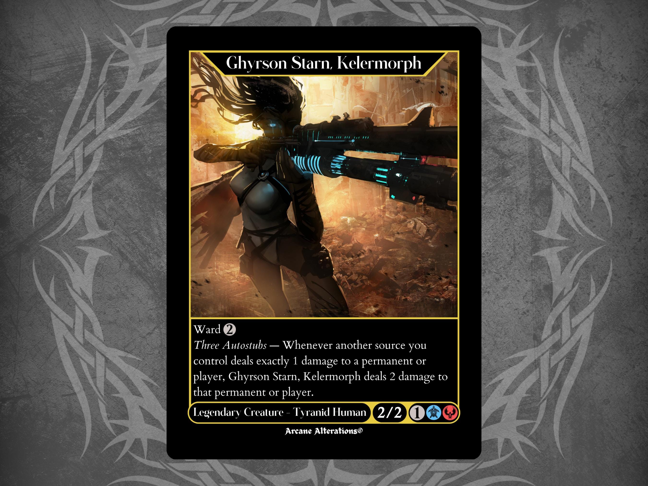 Ghyrson Starn, Kelemorph - Full Art Custom Card - Etsy