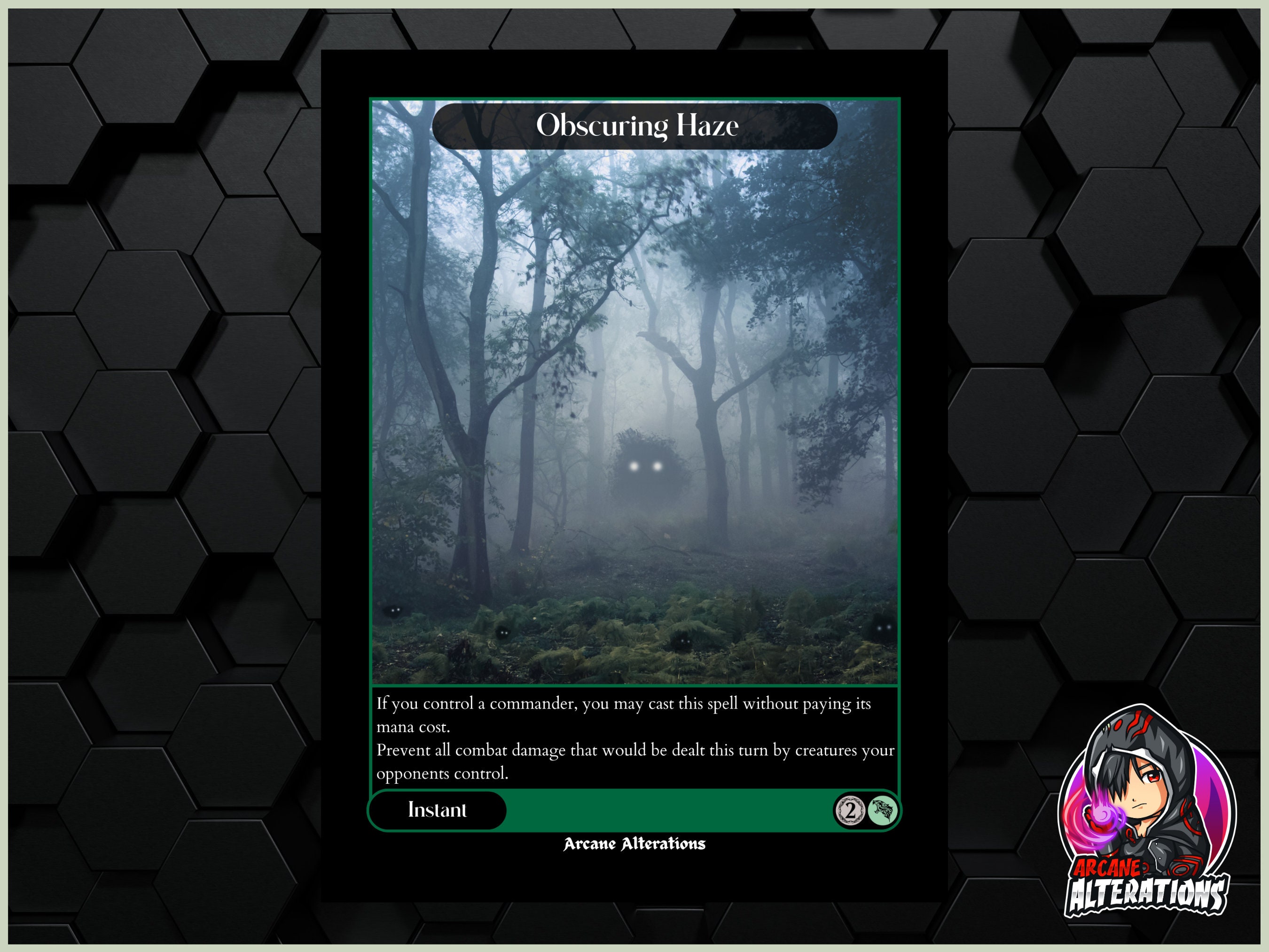 Obscuring Haze Full Art Custom Card - Etsy
