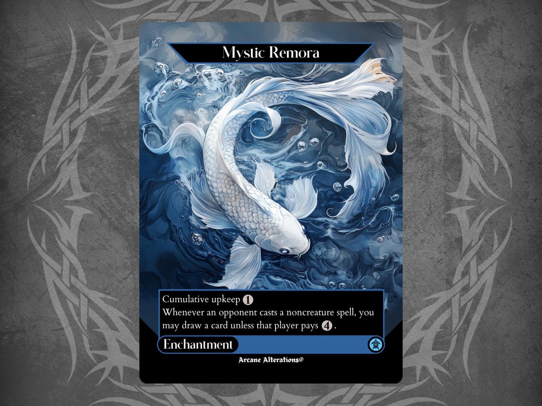 Mystic Remora - Proxy Full Art Custom Card - Etsy