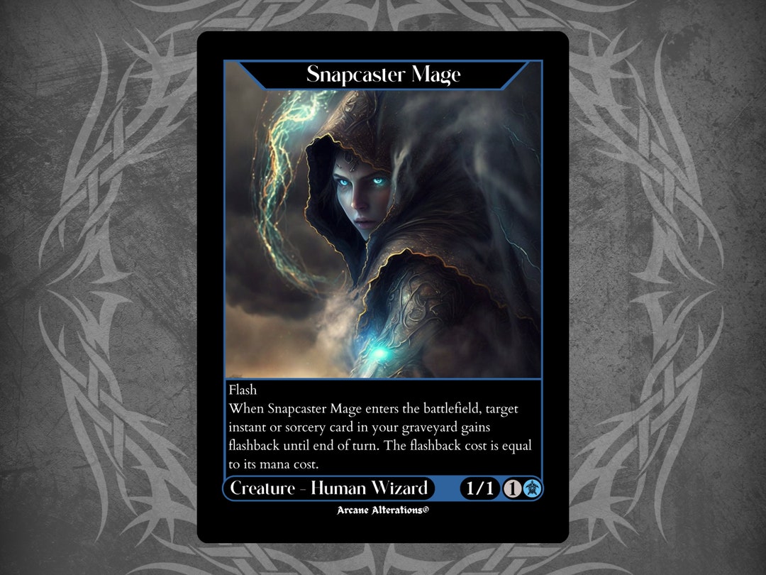 Snapcaster Mages - Full Art Custom Card - Etsy