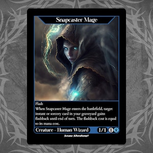 Snapcaster Mages - Full Art Custom Card - Etsy