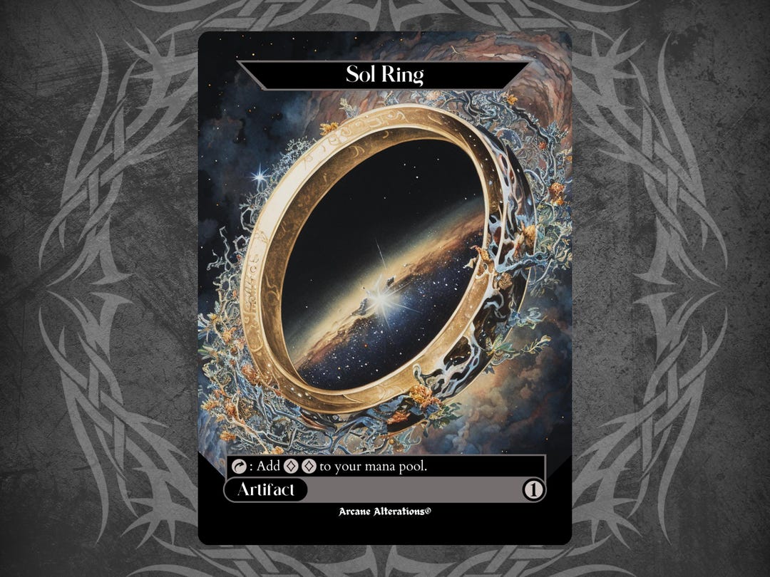 Sol Ring - Proxy Full Art Custom Card - Etsy