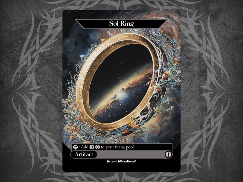 Sol Ring Proxy Full Art Custom Card - Etsy